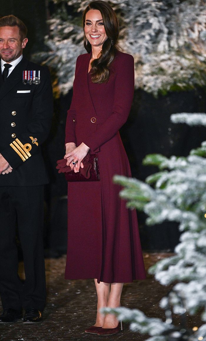 Kate and Pippa Middleton Both Wore Burgundy Coats Last Night | Who What ...