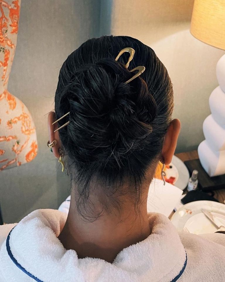 How to Use a French Hairpin: 3 Easy Steps Anyone Can Master | Who What Wear