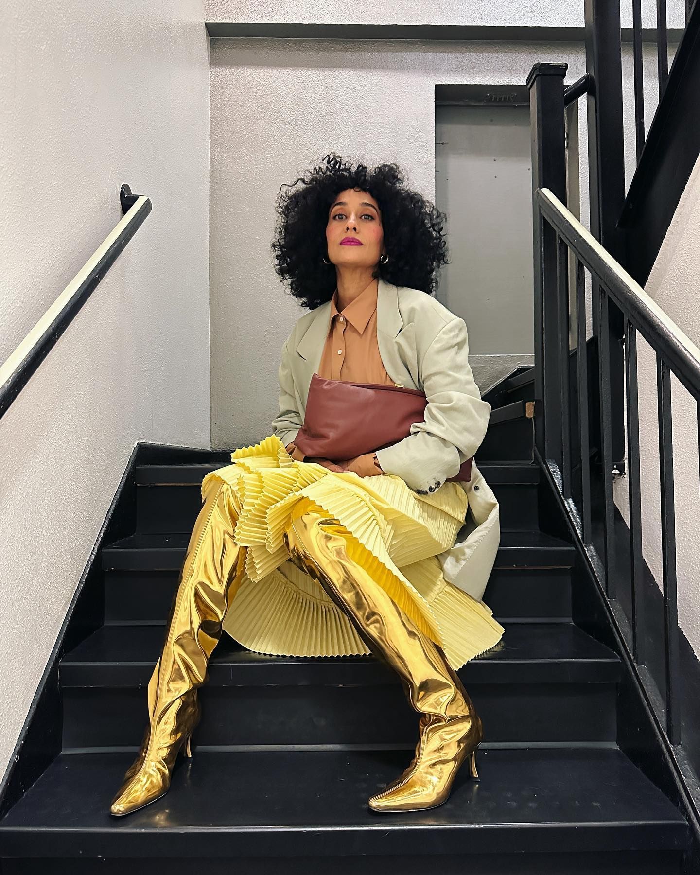 Tracee Ellis Ross's Thigh-High Boots Are Going Viral | Who What Wear
