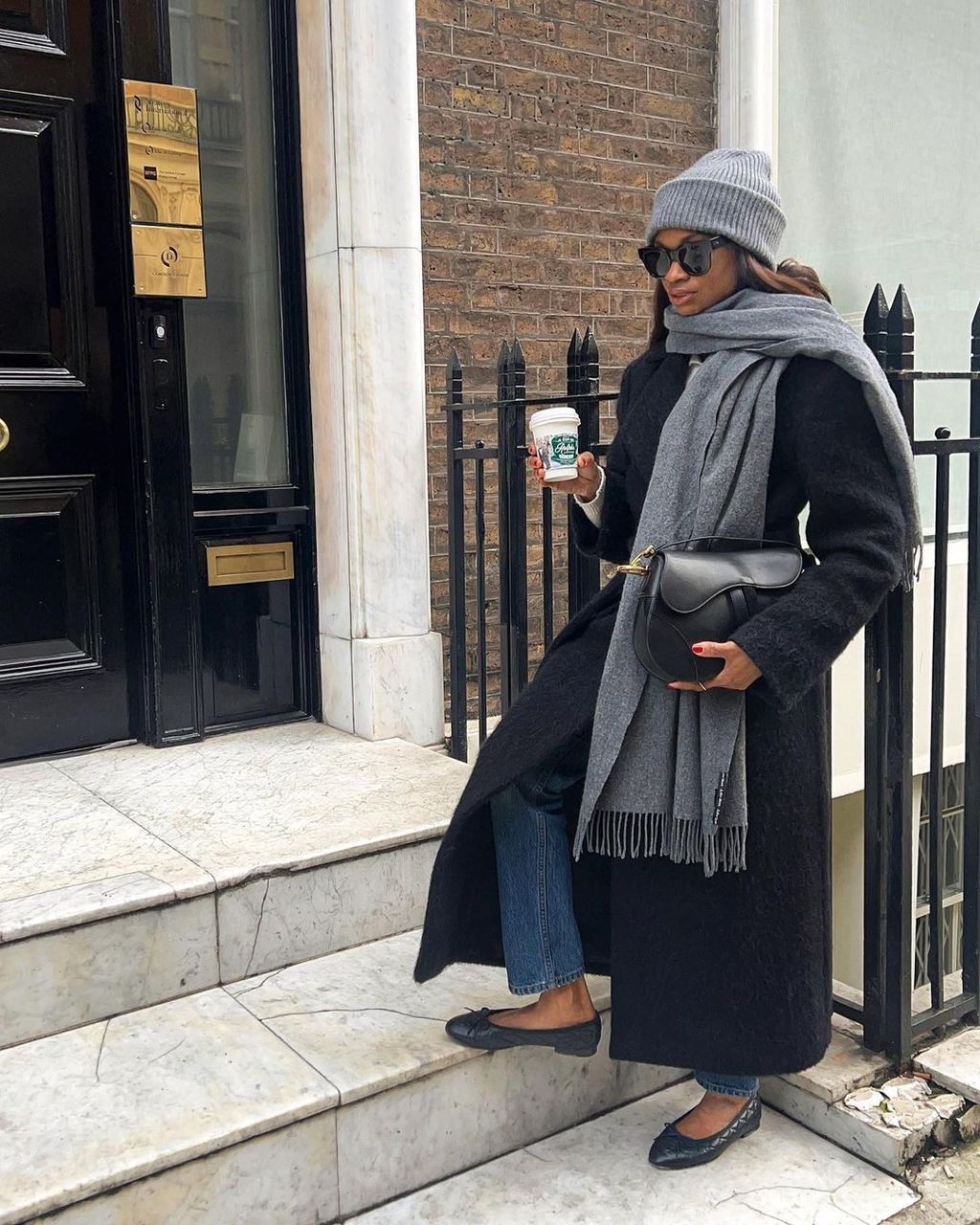 The Scarf-and-Coat Outfit Trend Everyone Is Obsessed With | Who What Wear