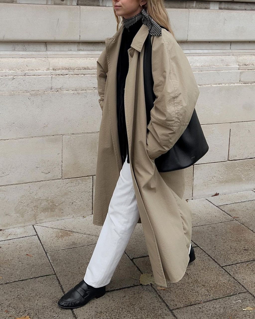 7 Trench-Coat-and-Loafer Outfits I'll Live in This Autumn | Who What Wear UK