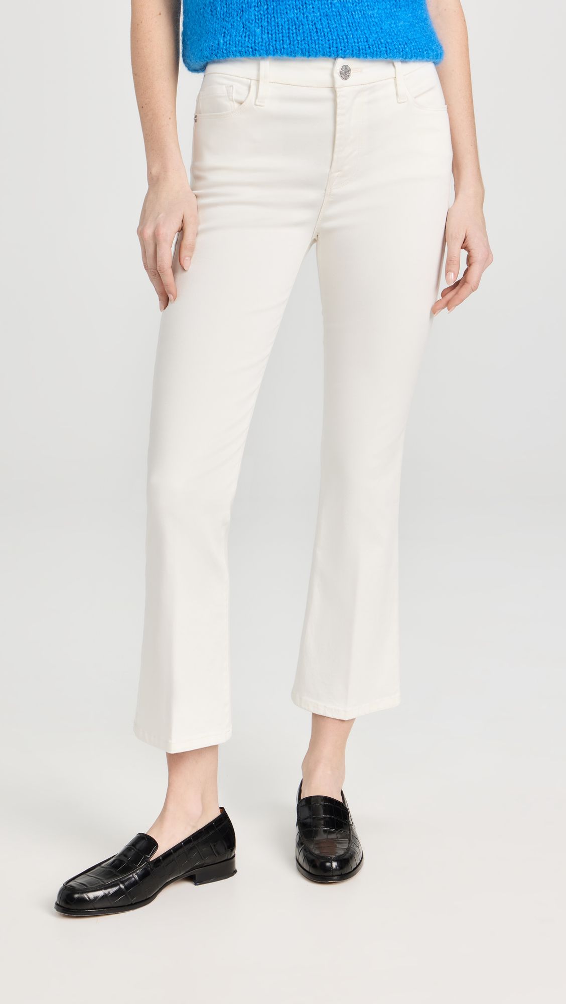 Katie Holmes Just Made Cropped Flare Jeans Cool Again | Who What Wear