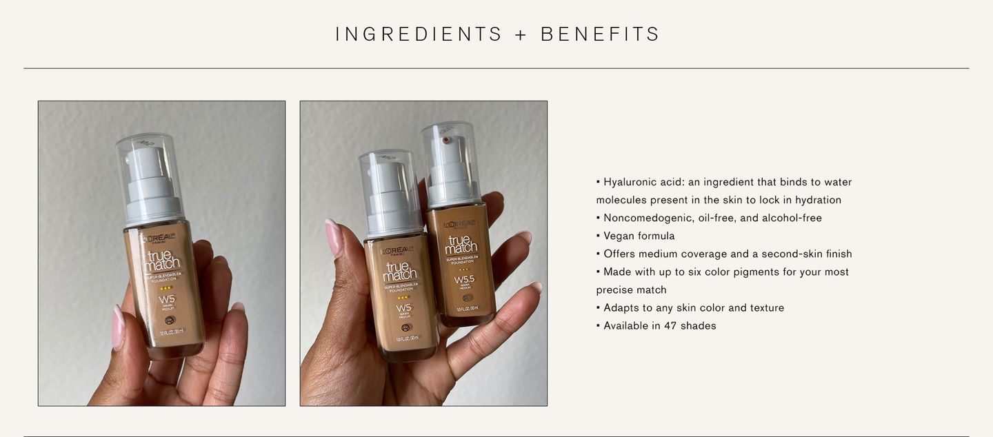 Reviewed: The L'Oréal Paris True Match Foundation | Who What Wear