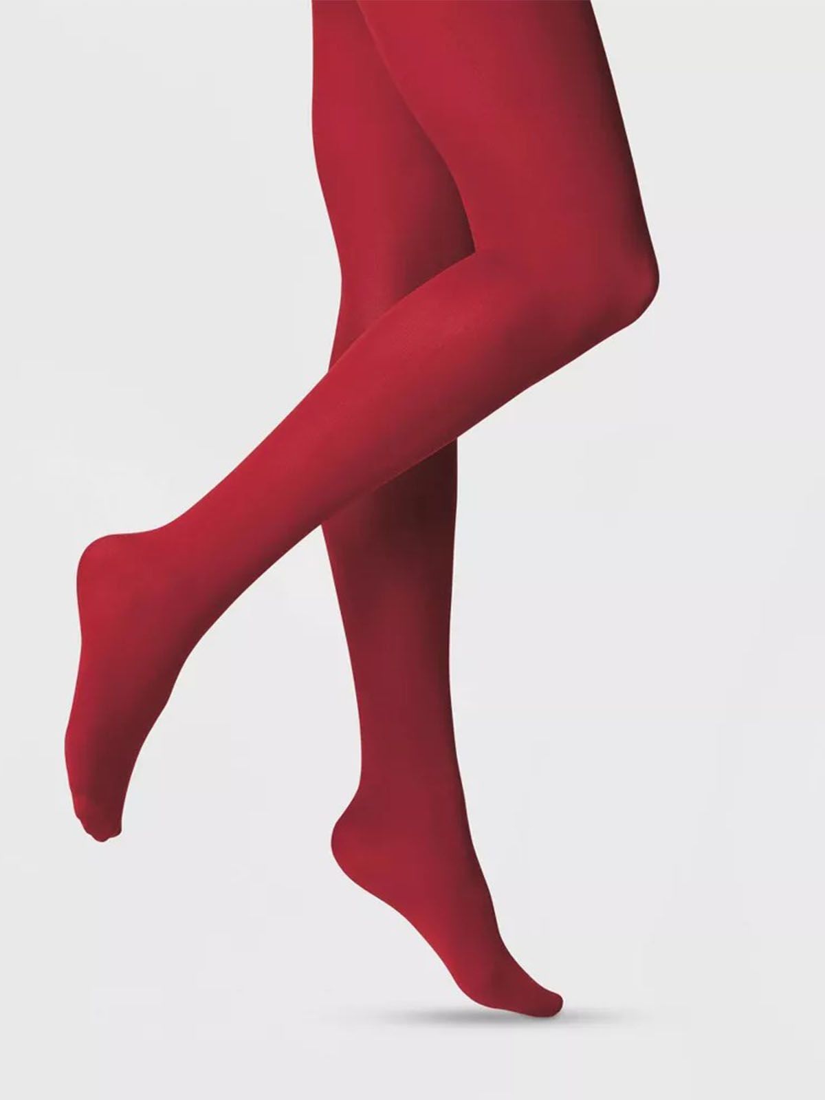4 Ways to Wear Red Tights That Feel Surprisingly Low-Key | Who What Wear