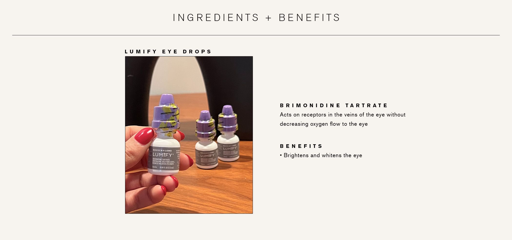 An Honest Review of Lumify Redness Reliever Eye Drops | Who What Wear