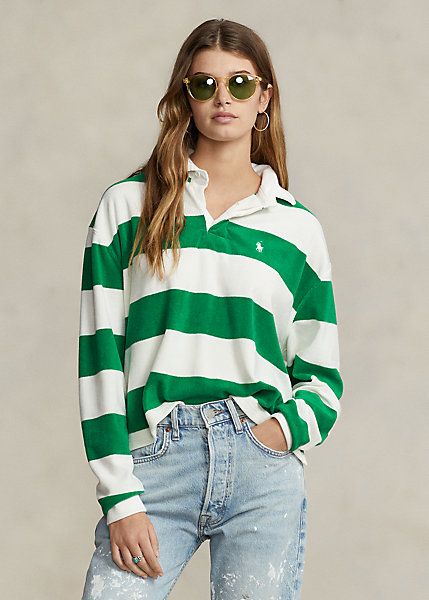 Hailey Bieber and Rihanna Just Wore Loewe's Cult Rugby Top | Who What Wear