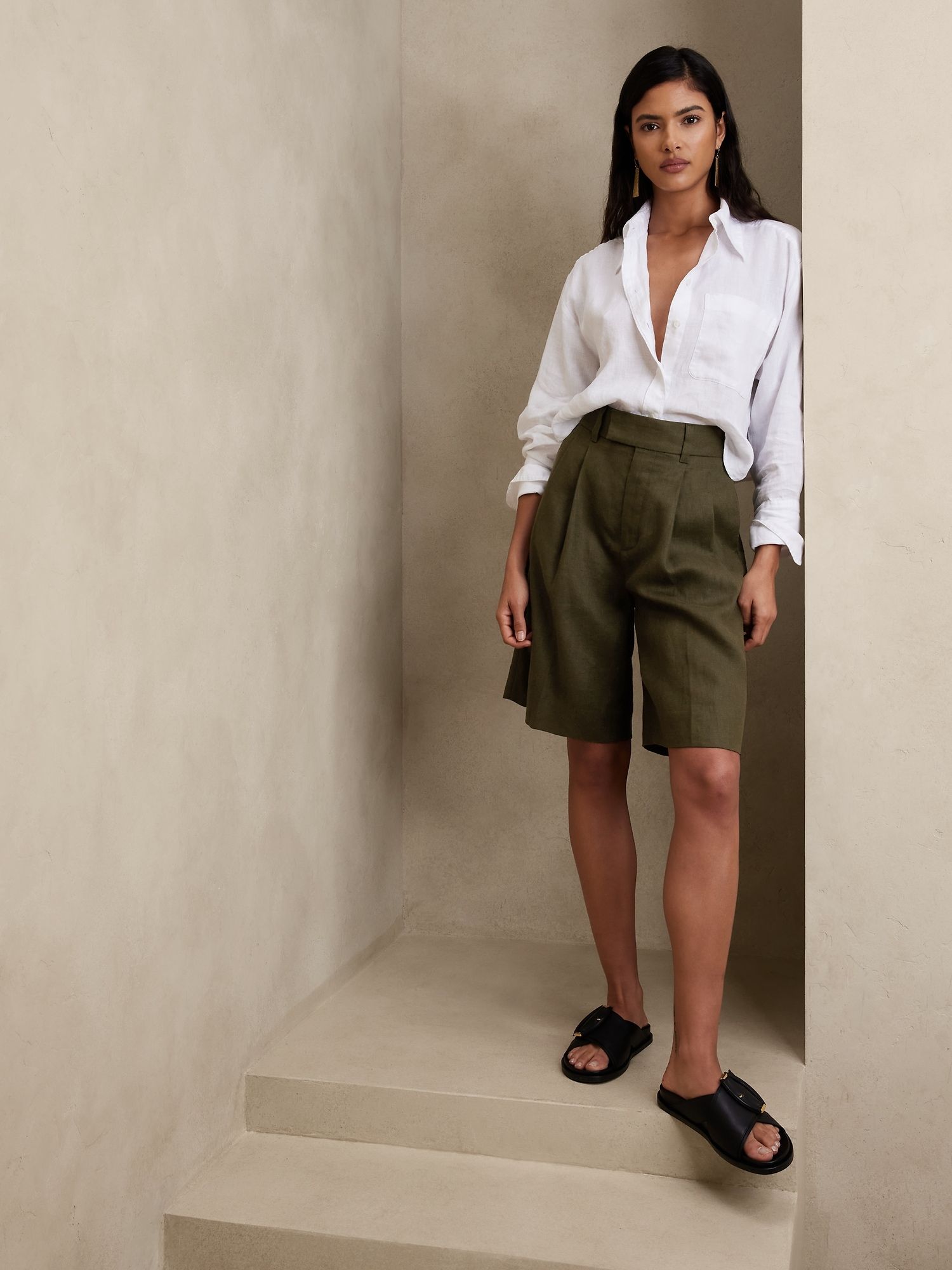 The Fashion Crowd Has Spoken–Longline Shorts Are Totally In | Who What Wear