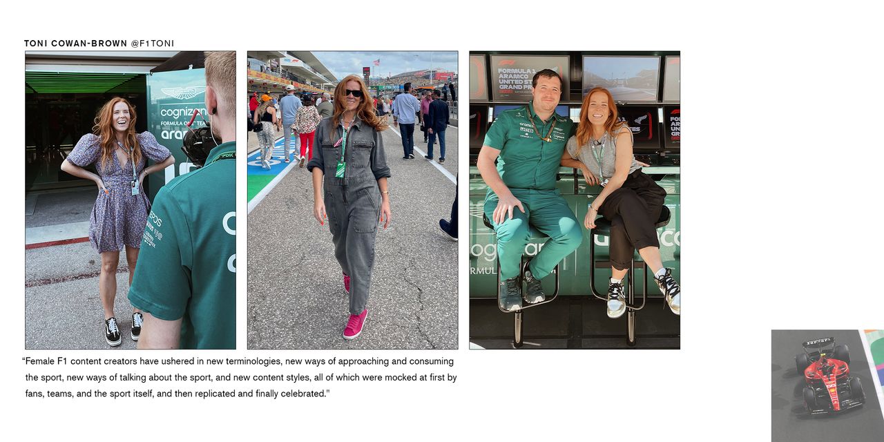 The Female Content Creators Ushering In a New Era of F1 | Who What Wear