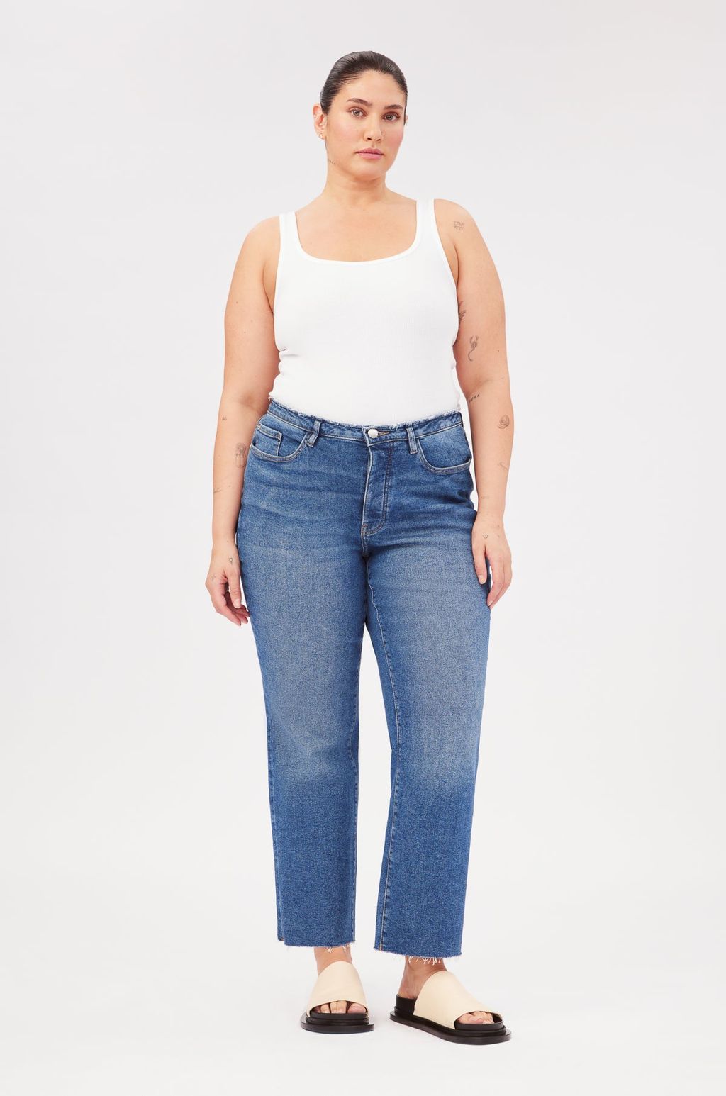 Warp + Weft Has Sustainable Denim for Under $100 Up to a 3X | Who What Wear