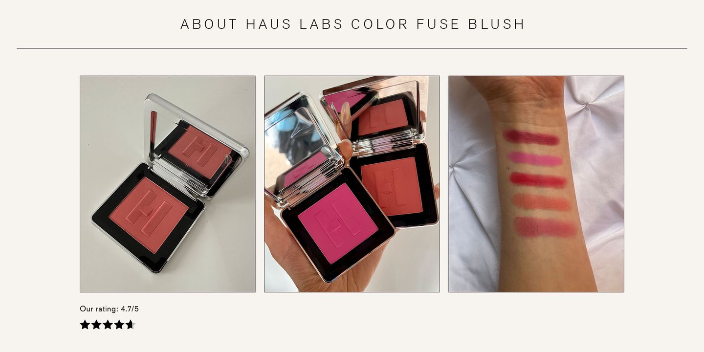 Reviewed: Haus Labs Color Fuse Blush | Who What Wear