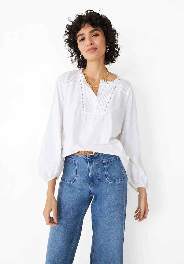 The Best White Blouses for That Timeless French Aesthetic | Who What Wear