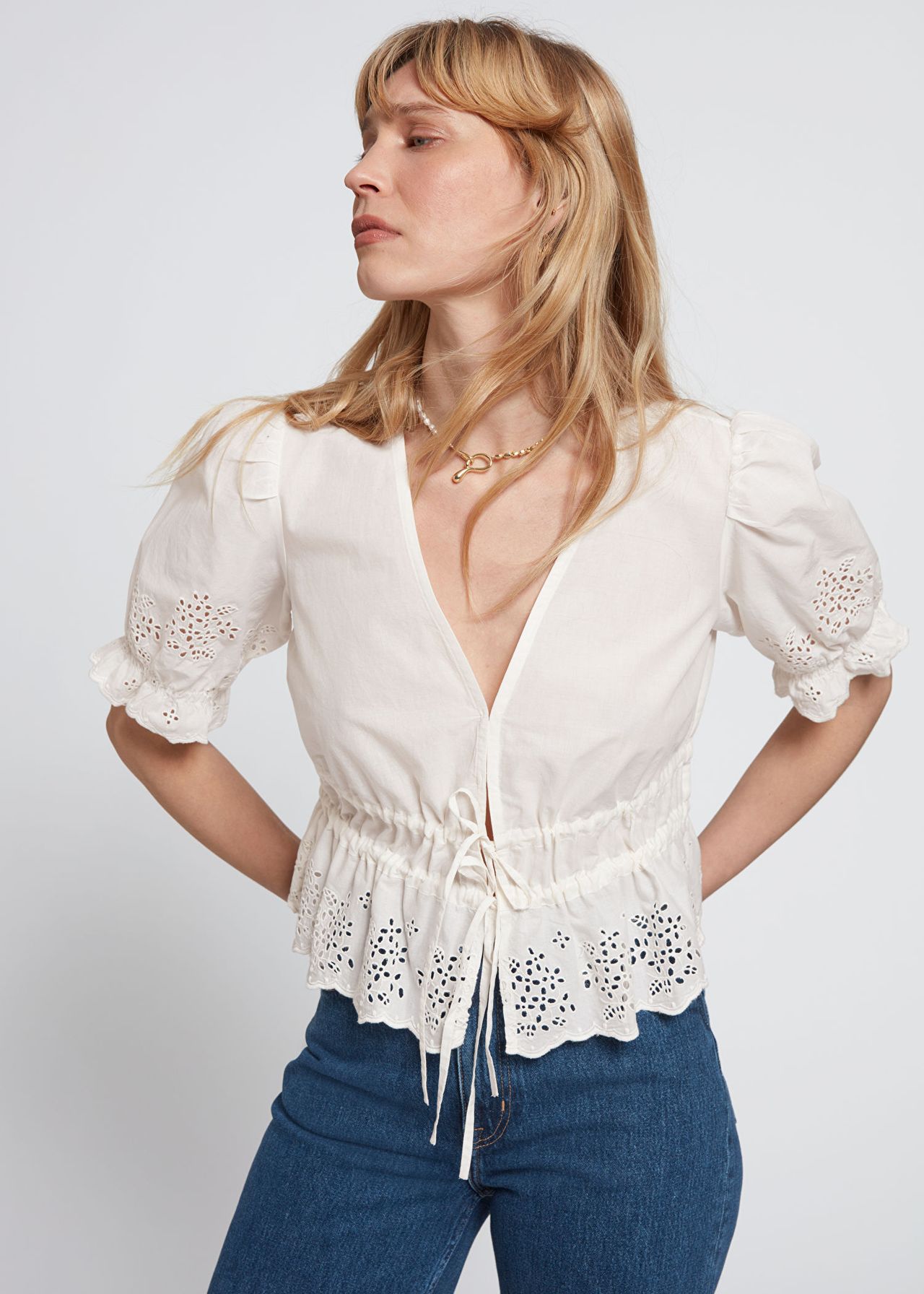 The Best White Blouses for That Timeless French Aesthetic | Who What Wear