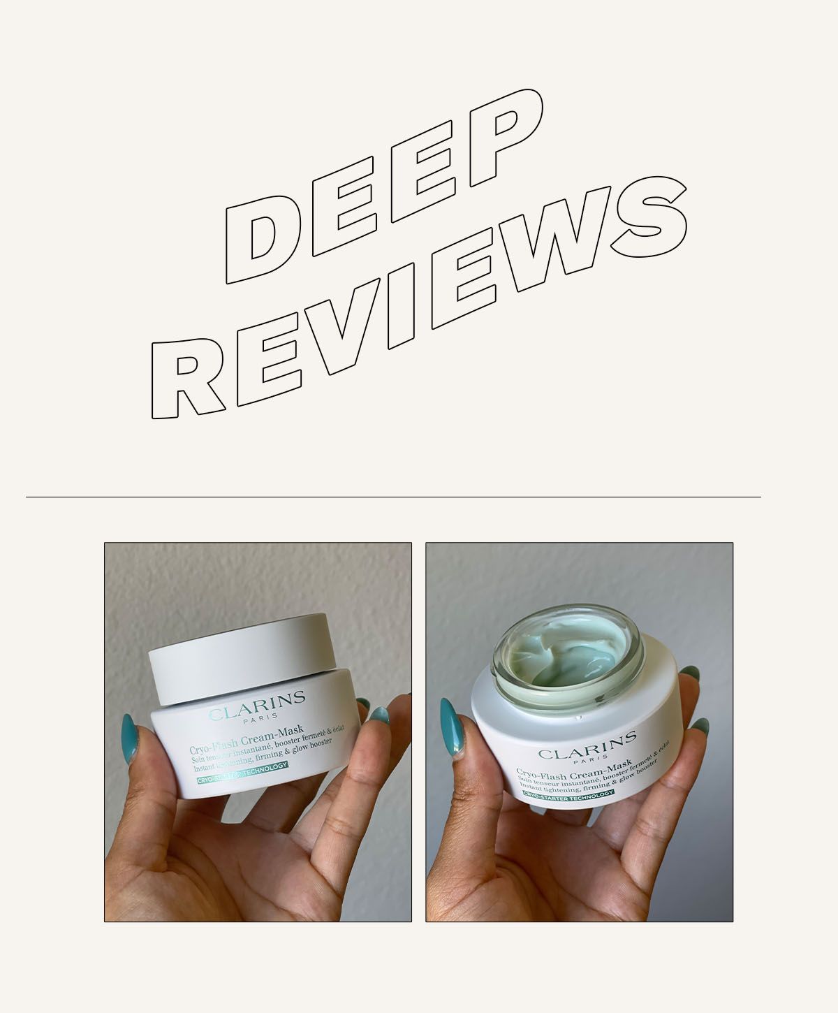 Reviewed: Clarins Cryo-Flash Cream-Mask | Who What Wear