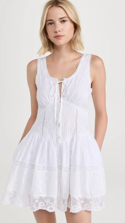 Hailey Bieber Wore a $160 White Dress That Will Sell Out | Who What Wear