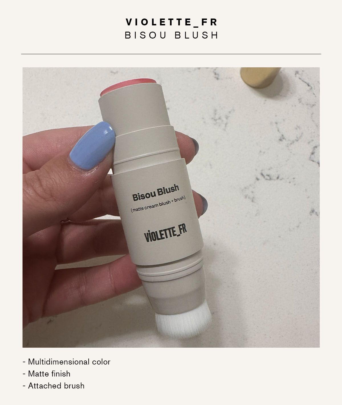 Reviewed: Violette_FR Bisou Balm and Bisou Blush | Who What Wear