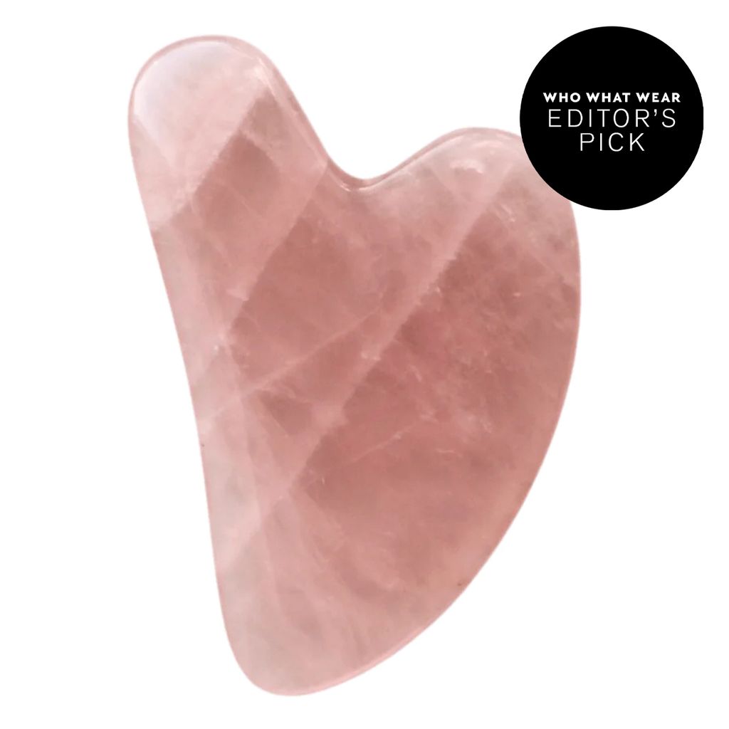 Reviewed: Mount Lai Rose Quartz Gua Sha Lifting Tool | Who What Wear