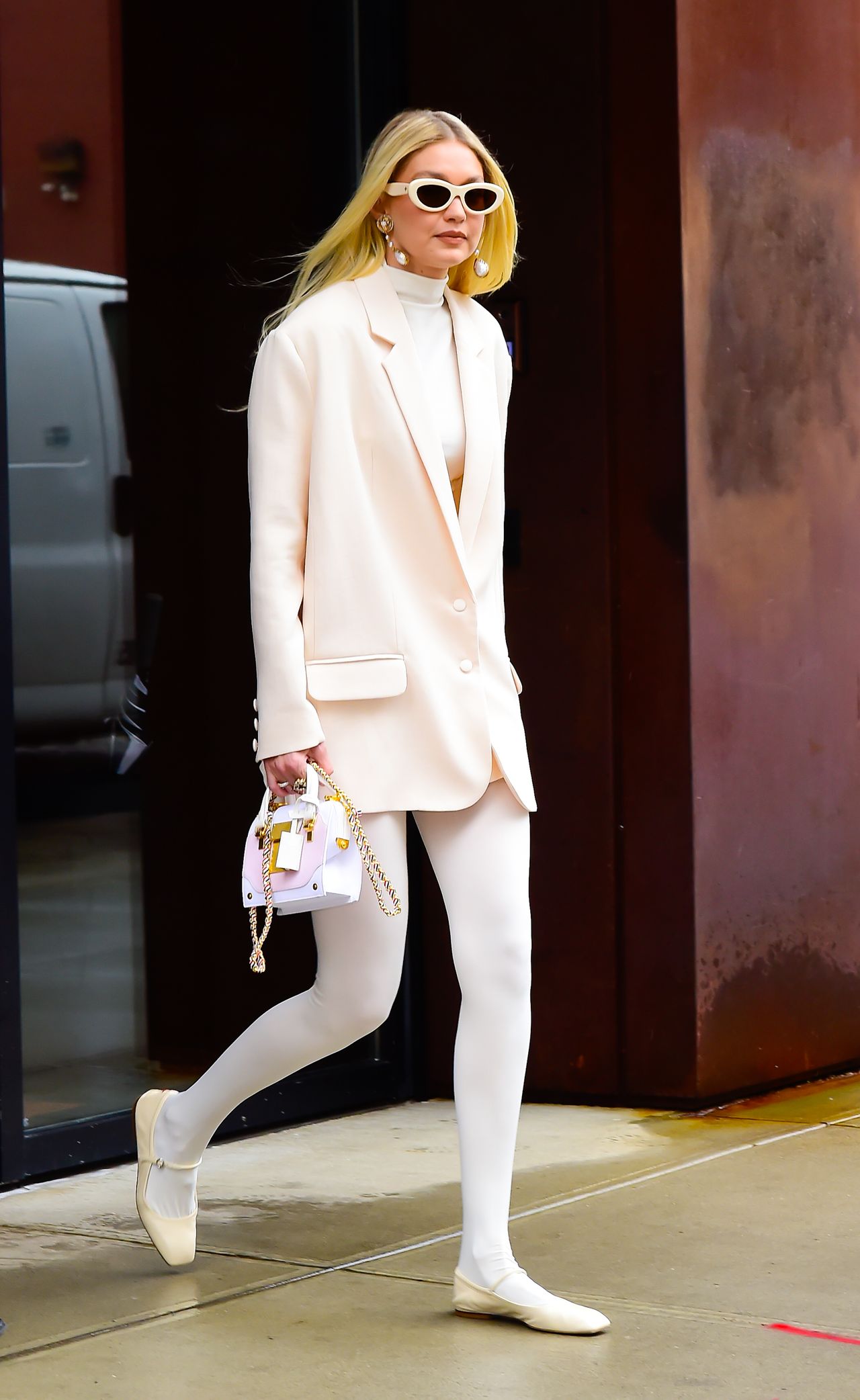 Celebs Won't Stop Wearing Mary Jane Ballet Flats Right Now | Who What Wear