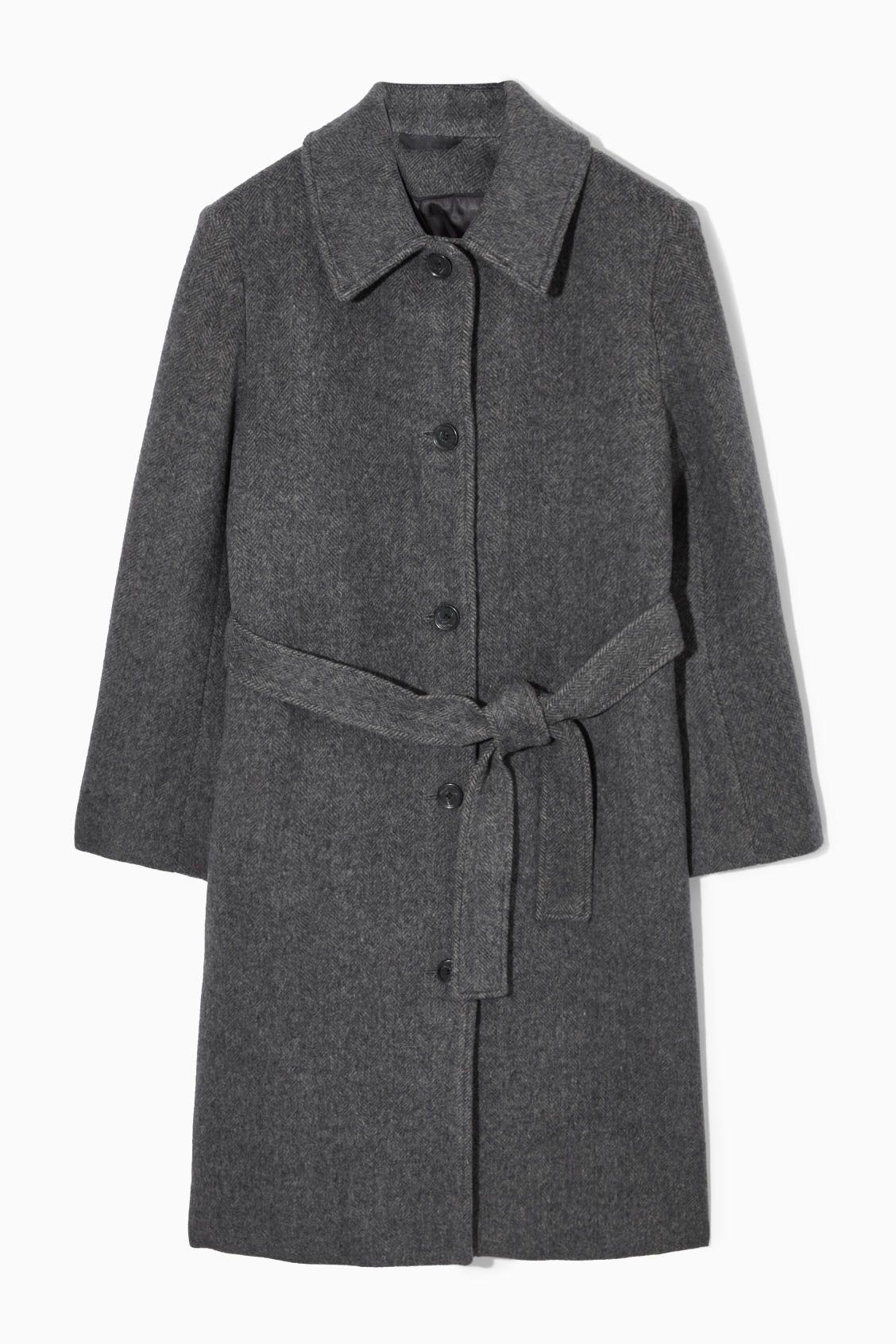 COS's Rounded Wool Coat Is Destined To Sell Out | Who What Wear