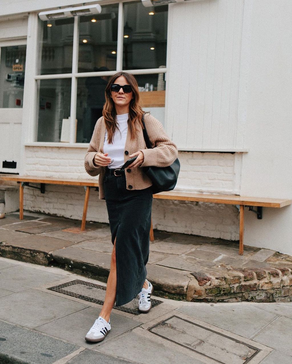These 6 London Trainer Outfits Always Look Chic | Who What Wear