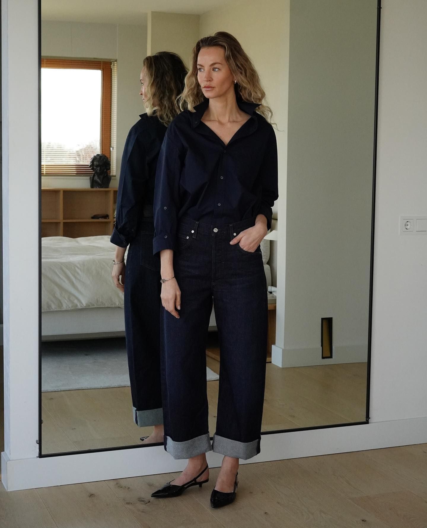 13 Stylish Outfit Ideas With Cuffed Jeans to Try This Season | Who What ...