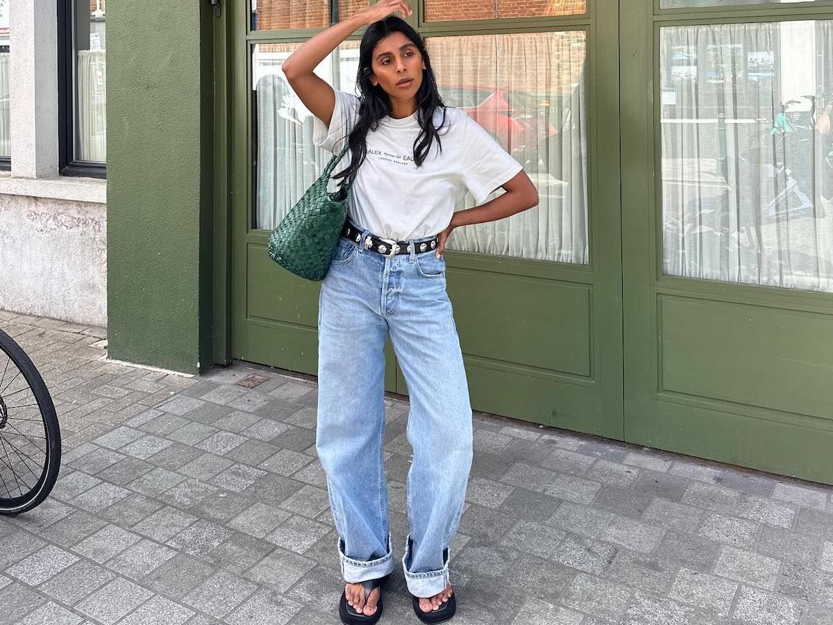 13 Stylish Outfit Ideas With Cuffed Jeans | Who What Wear