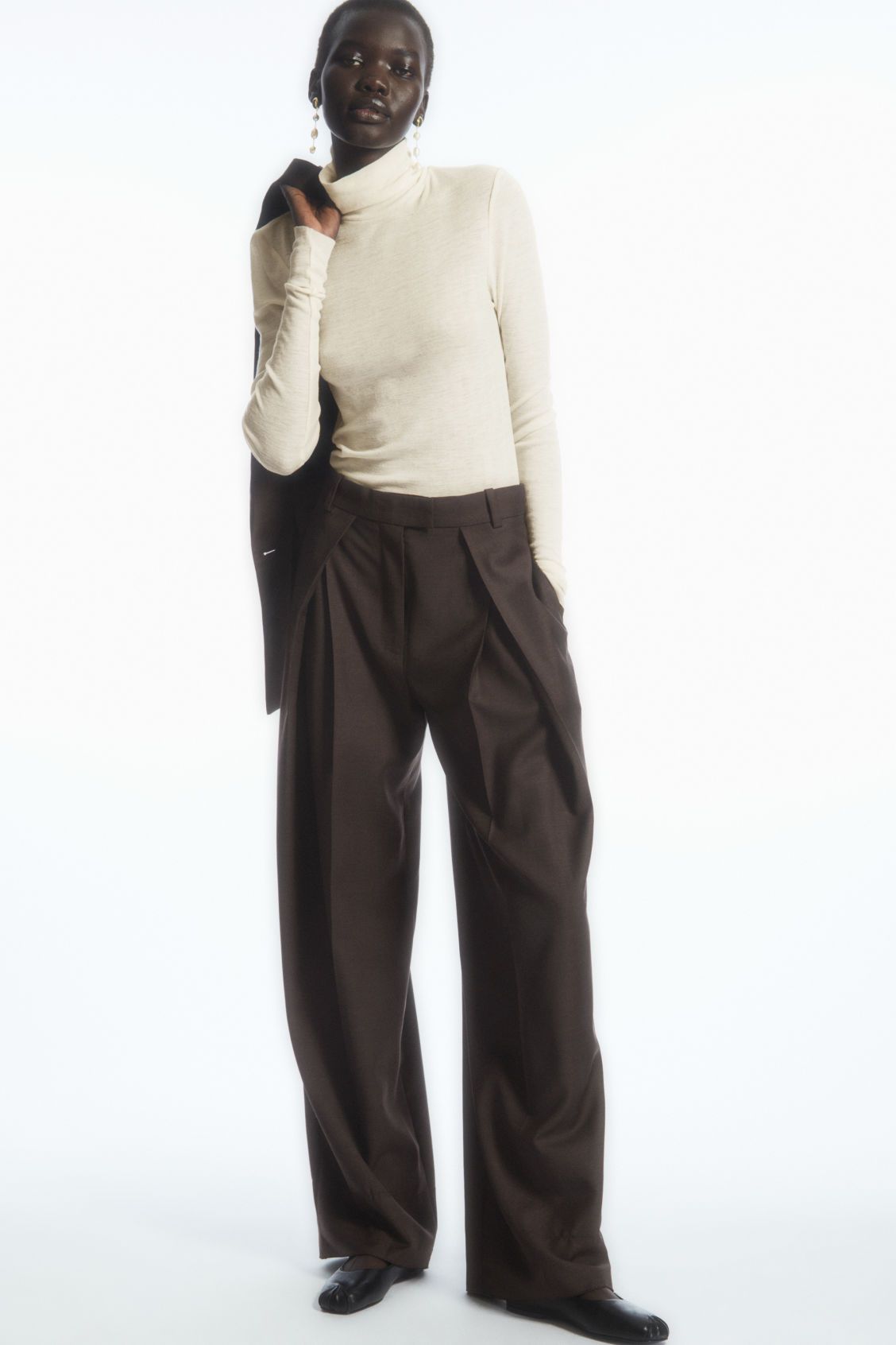 COS' Merino Wool Turtleneck Is a Cold-Weather Essential | Who What Wear