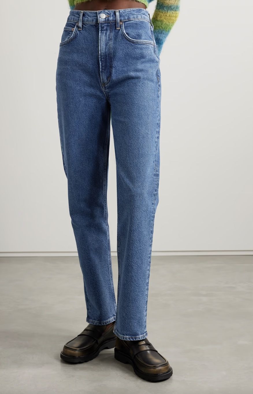 11 Chic High-Waisted Jean Outfits To Try This Winter | Who What Wear