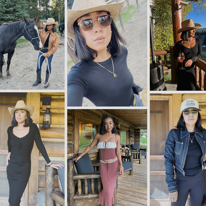 All The Chic Outfits I Wore On My Trip To Montana | Who What Wear