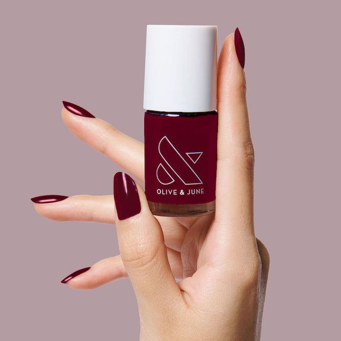 This "Cherry Mocha" Nail Polish is Trending on TikTok | Who What Wear