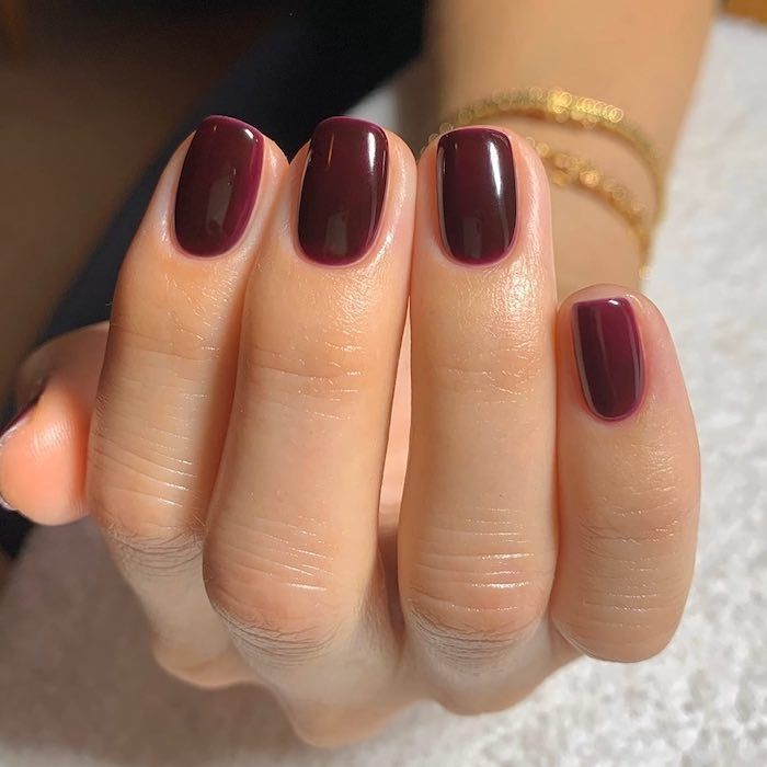 This "Cherry Mocha" Nail Polish is Trending on TikTok | Who What Wear