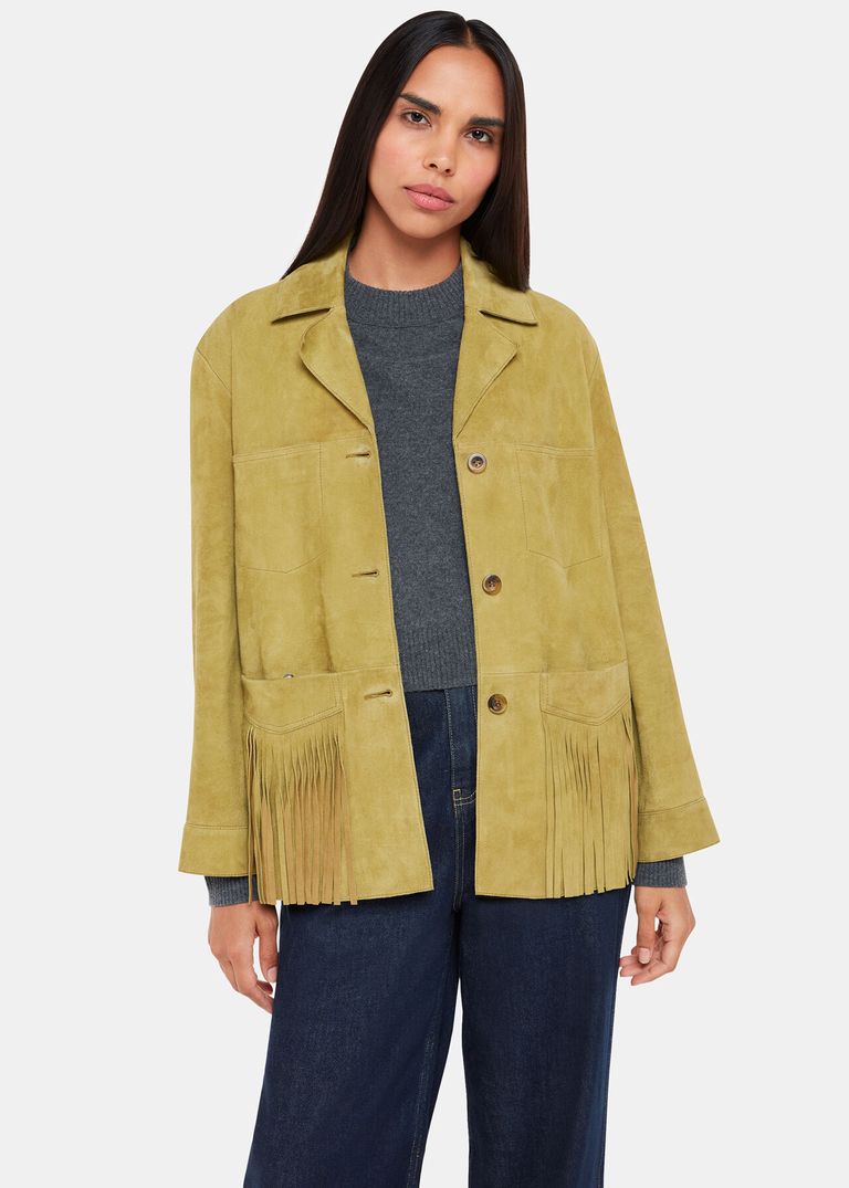 Suede Jackets are the Autumn Trend Everyone is Wearing Now | Who What Wear