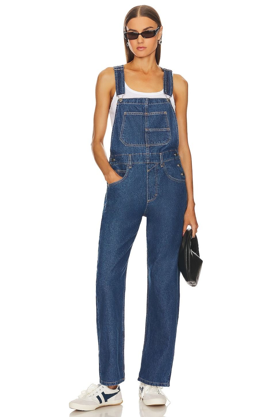 Hailey Bieber Wore Overalls and Heels for a Night Out | Who What Wear