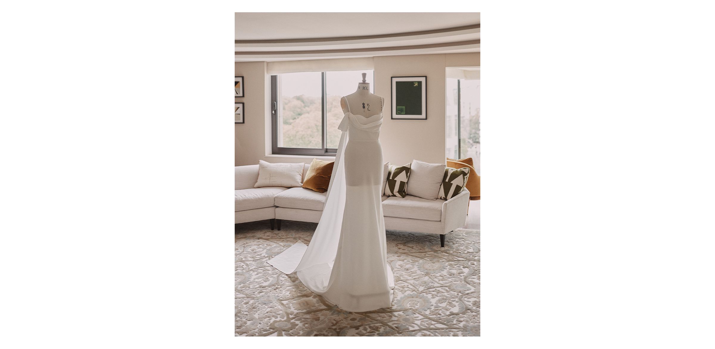 The Bride Wore a Custom Dress for Her Cotswolds Wedding | Who What Wear