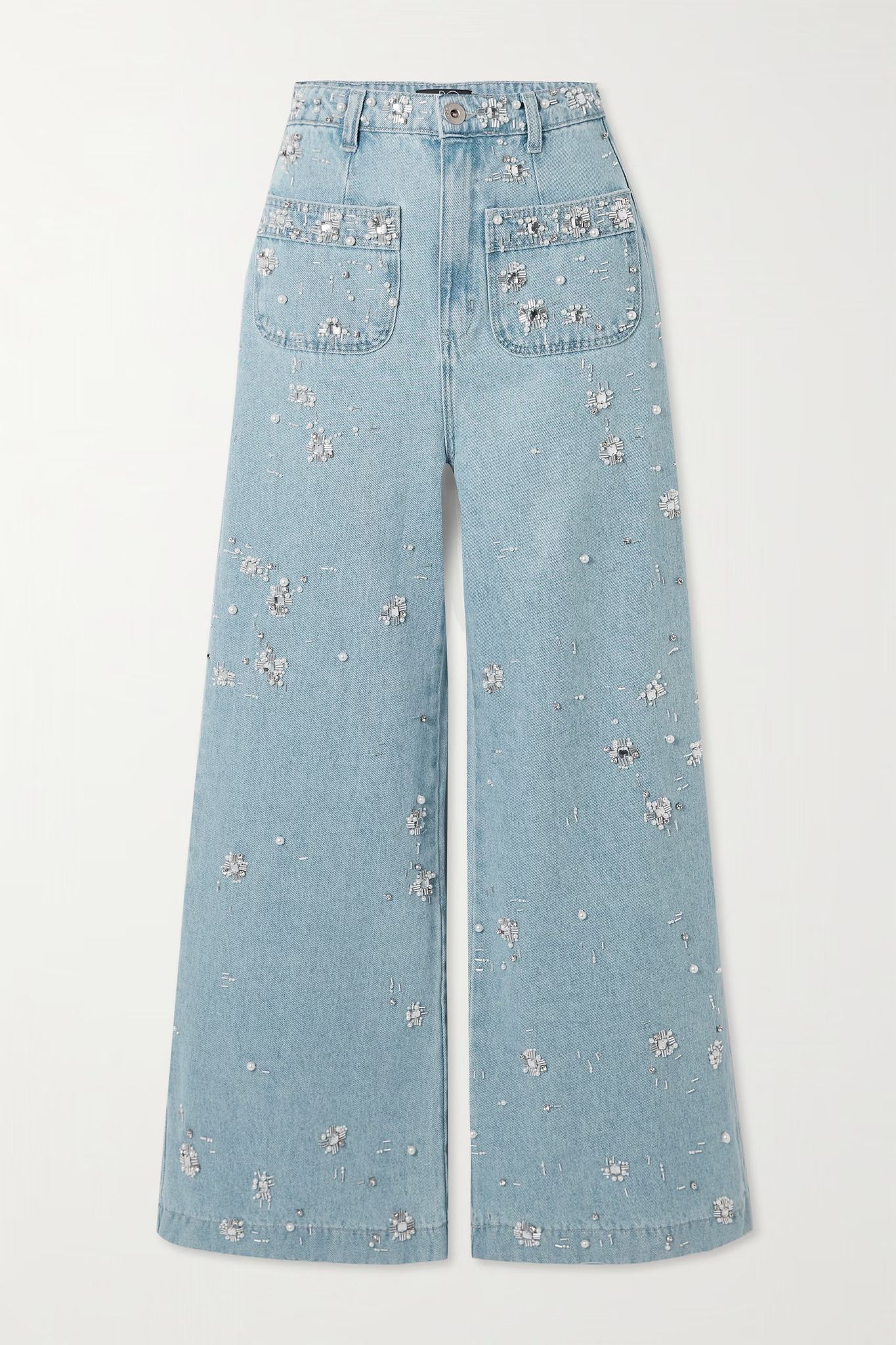Shop the Best Rhinestone Jeans From Zara to Stradivarius | Who What Wear