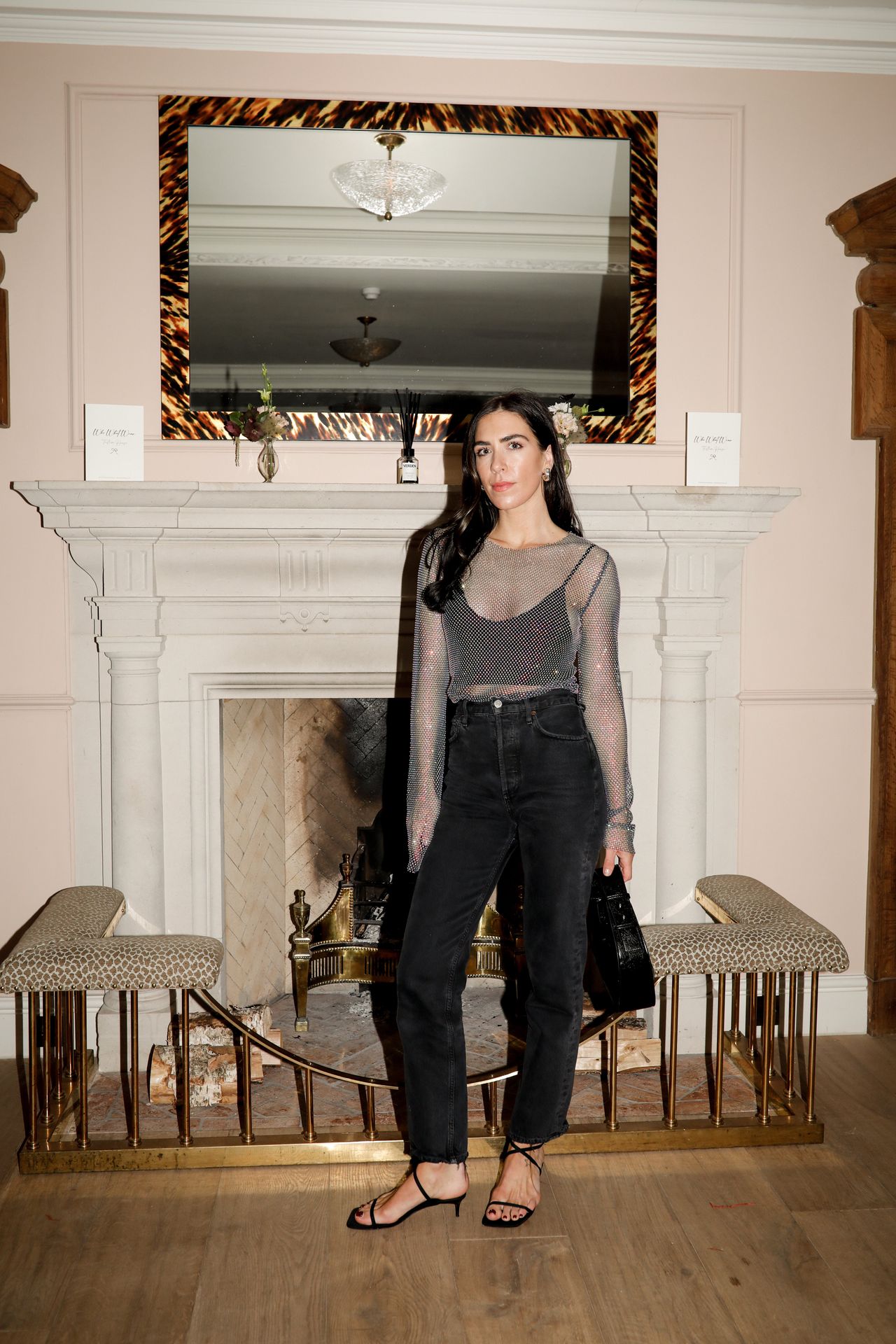 Free People's Crystal Mesh Top Goes Perfectly with Jeans | Who What Wear