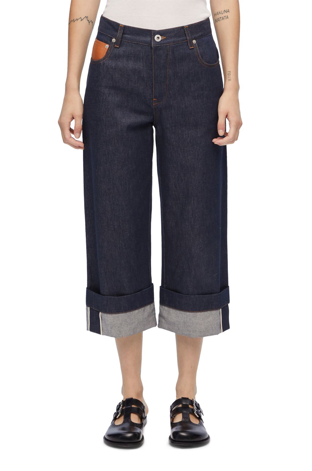 The Cuffed Jeans Trend Is Going to Define Our 2024 Outfits | Who What Wear