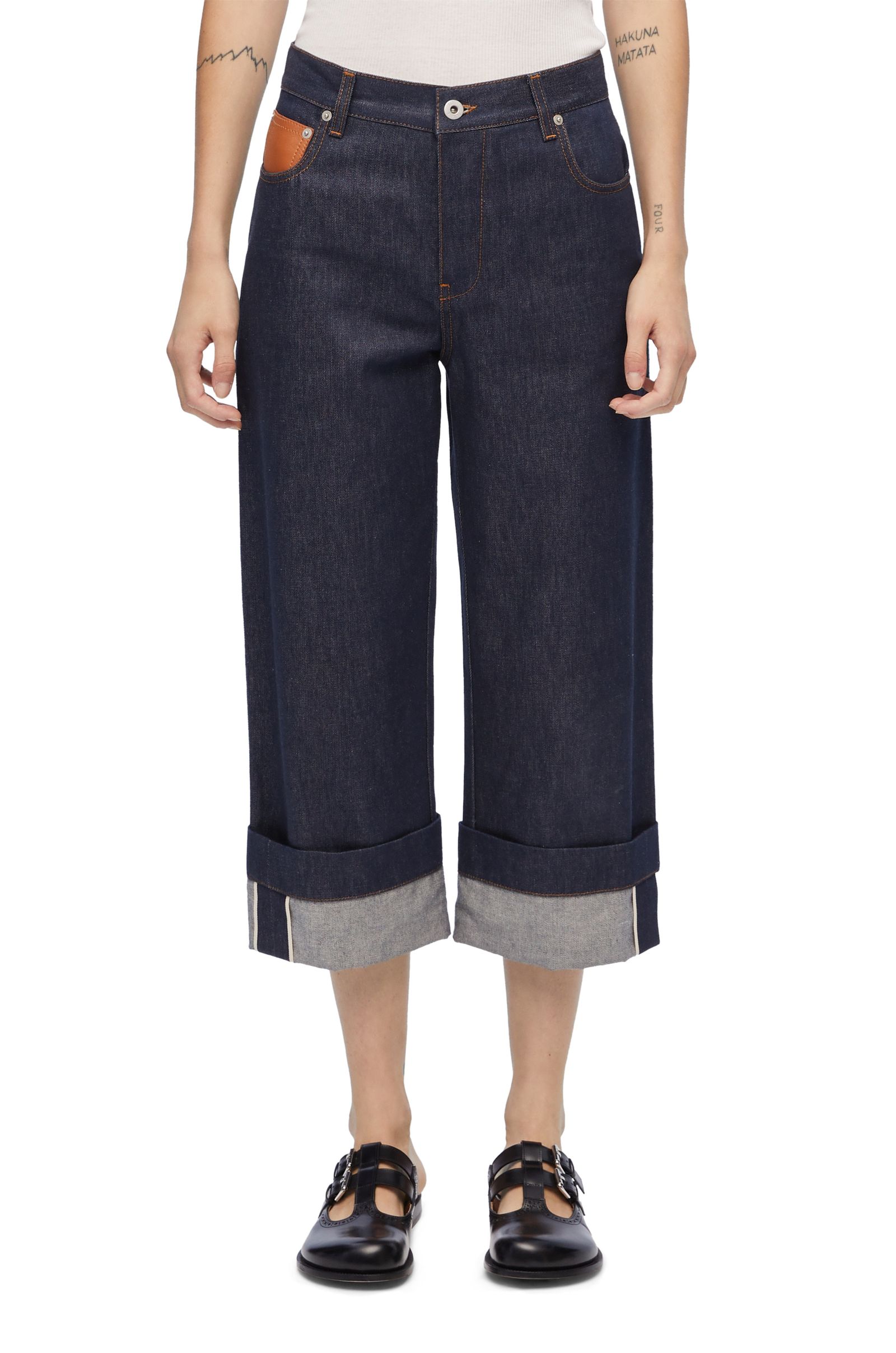 The Cuffed Jeans Trend Is Going to Define Our 2024 Outfits | Who What Wear