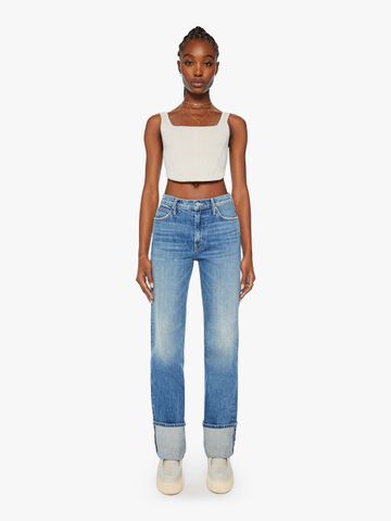 The Cuffed Jeans Trend Is Going to Define Our 2024 Outfits | Who What Wear