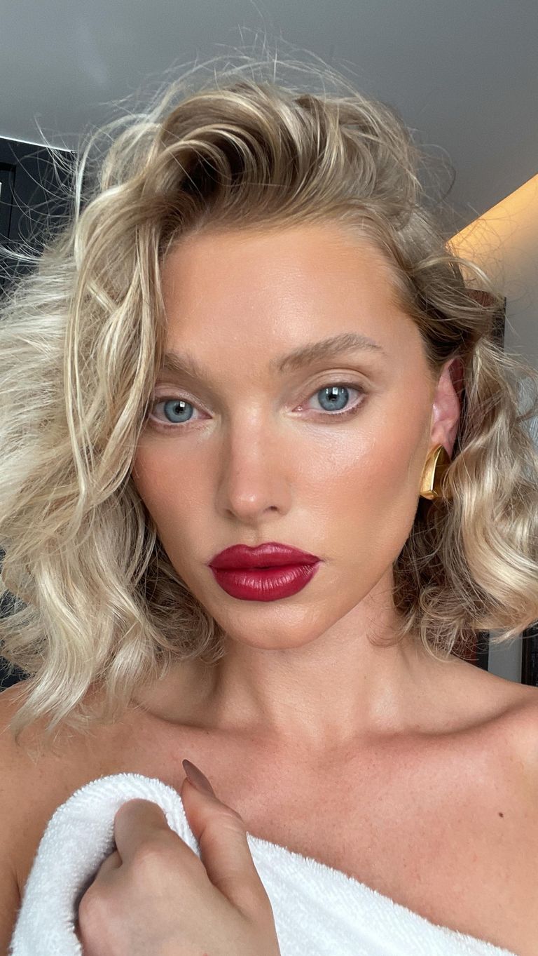 Elsa Hosk's 4 Product Makeup Routine Couldn't Be Easier | Who What Wear