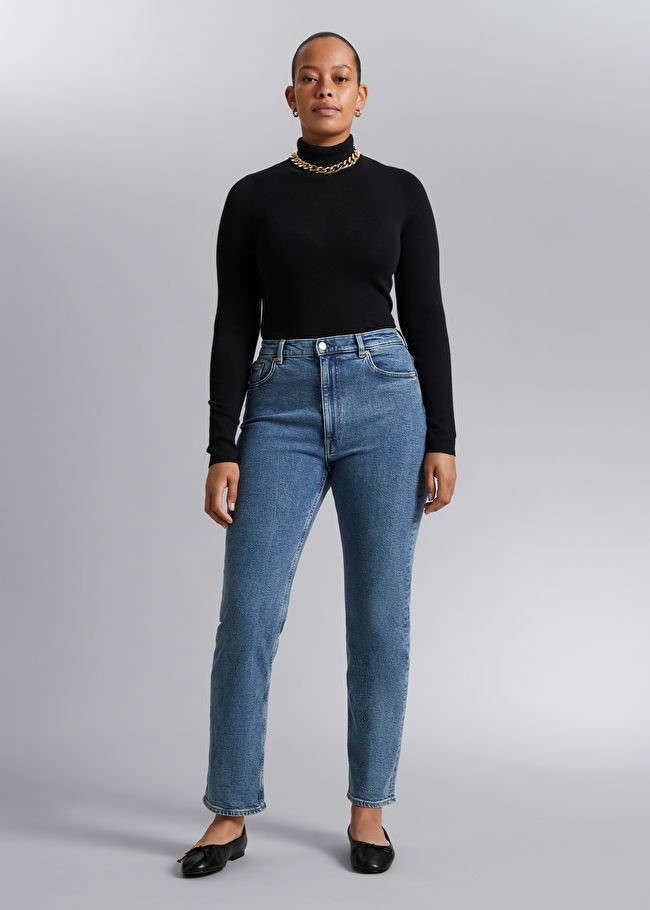 The Best Flats-and-Jeans Combinations | Who What Wear