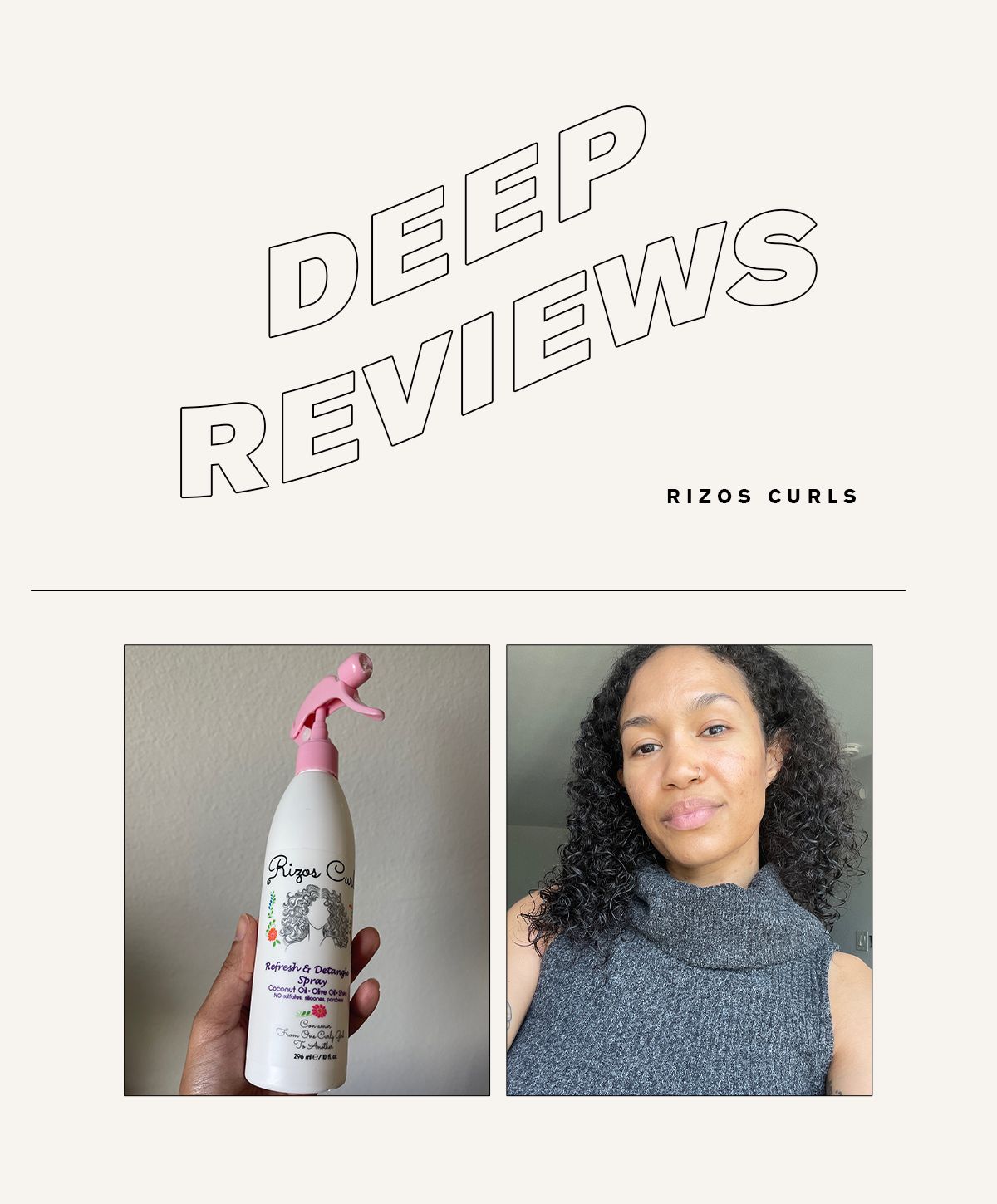 Reviewed by Editors: Natural Curl Care Brand Rizos Curls | Who What Wear