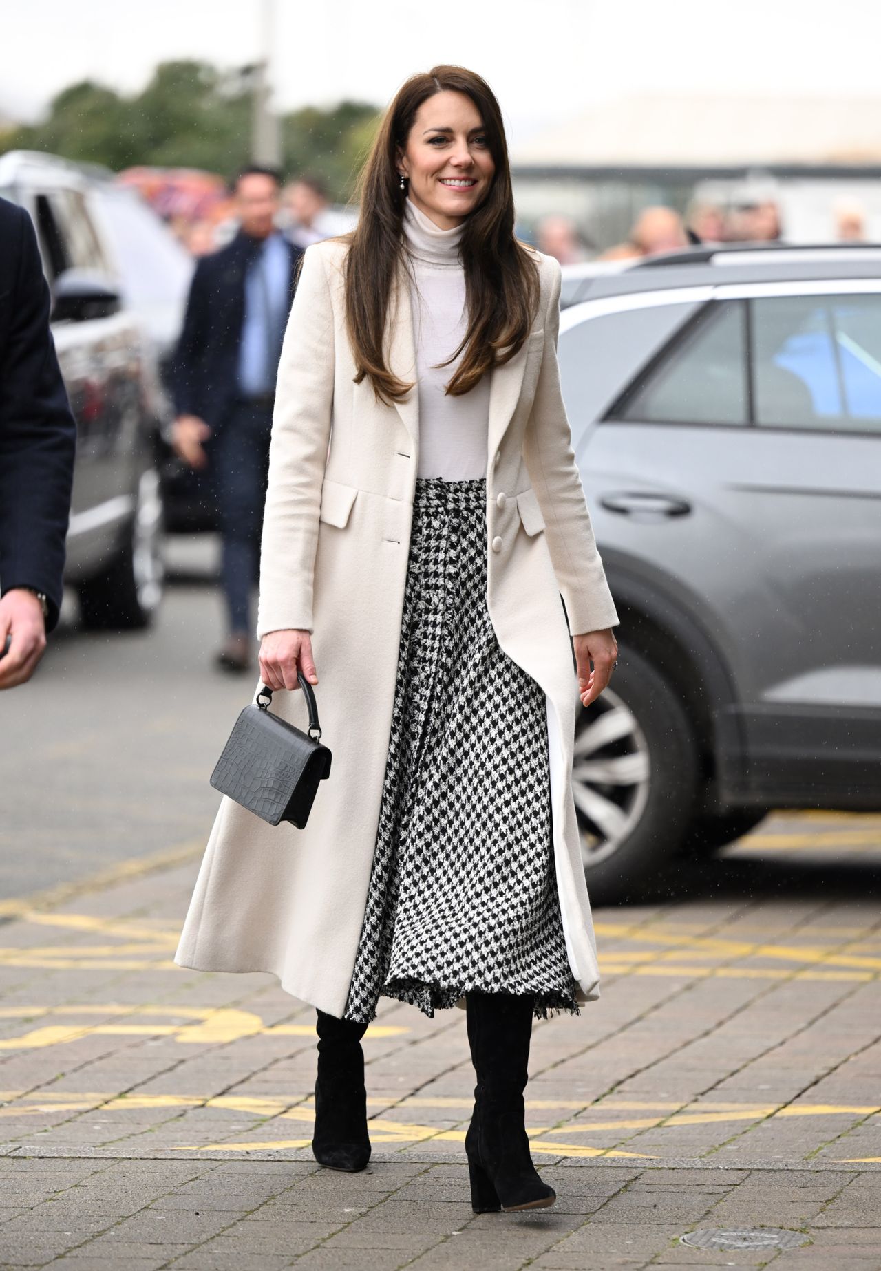 Lily James Wore the Perfect Winter Boot Outfit in NYC | Who What Wear