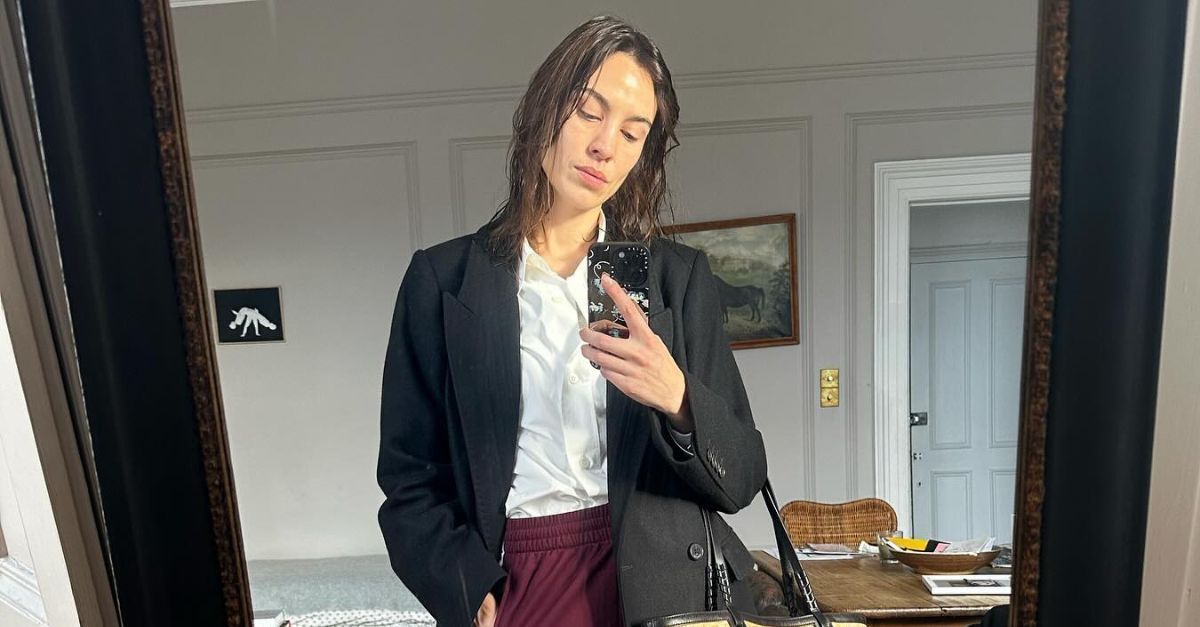 Alexa Chung Just Wore the "Controversial" Track Pants Trend | Who What ...