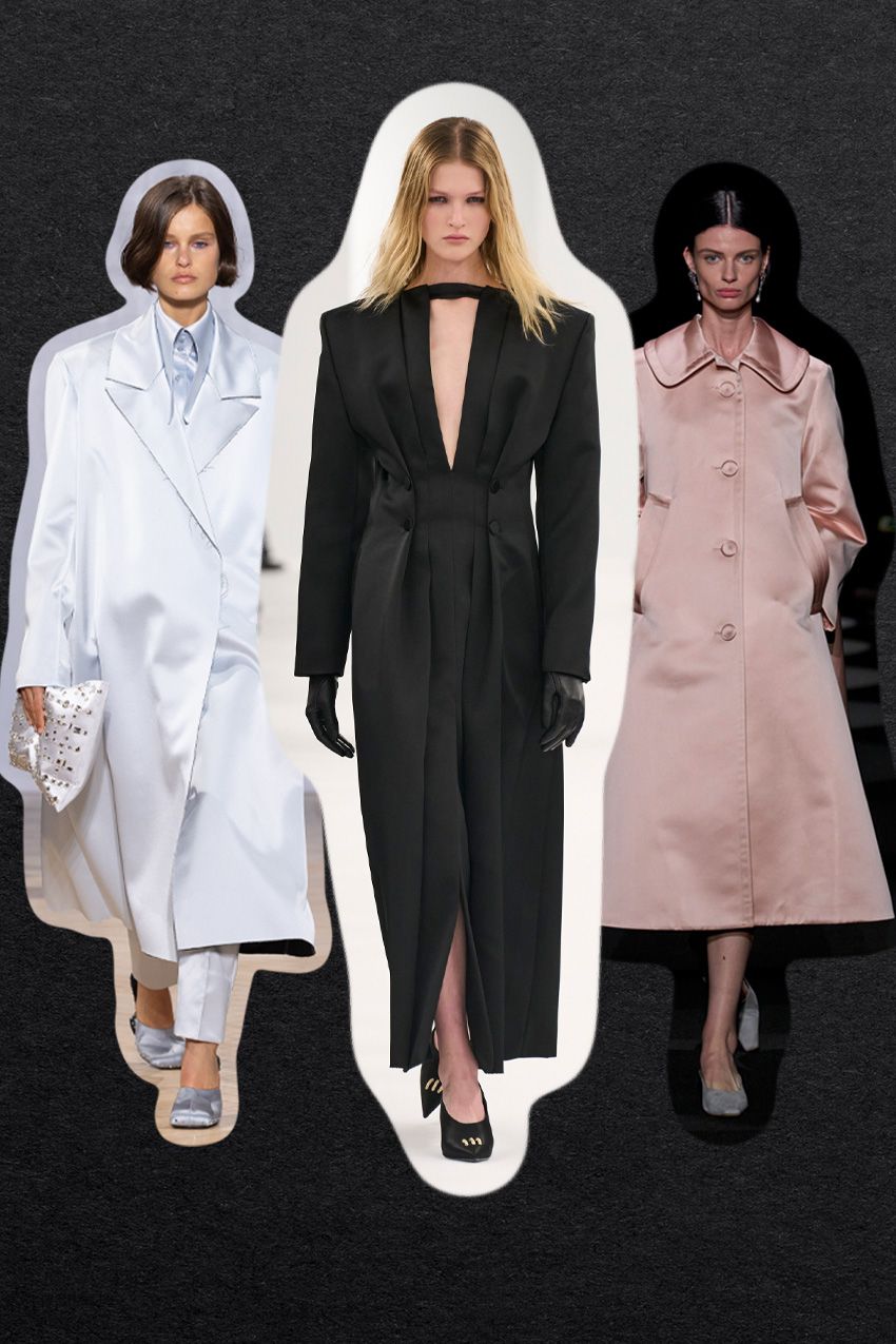 The Luxurious Satin Coat Trend That Will Define 2024 | Who What Wear