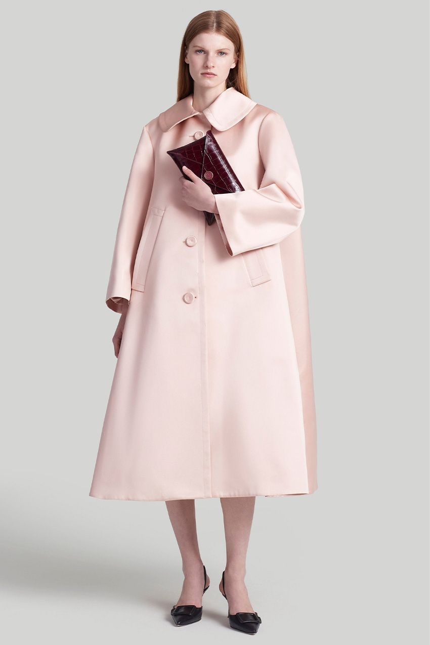 The Luxurious Satin Coat Trend That Will Define 2024 | Who What Wear