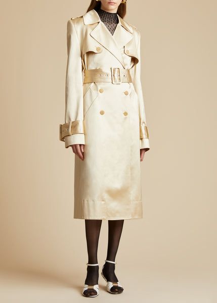 The Luxurious Satin Coat Trend That Will Define 2024 | Who What Wear