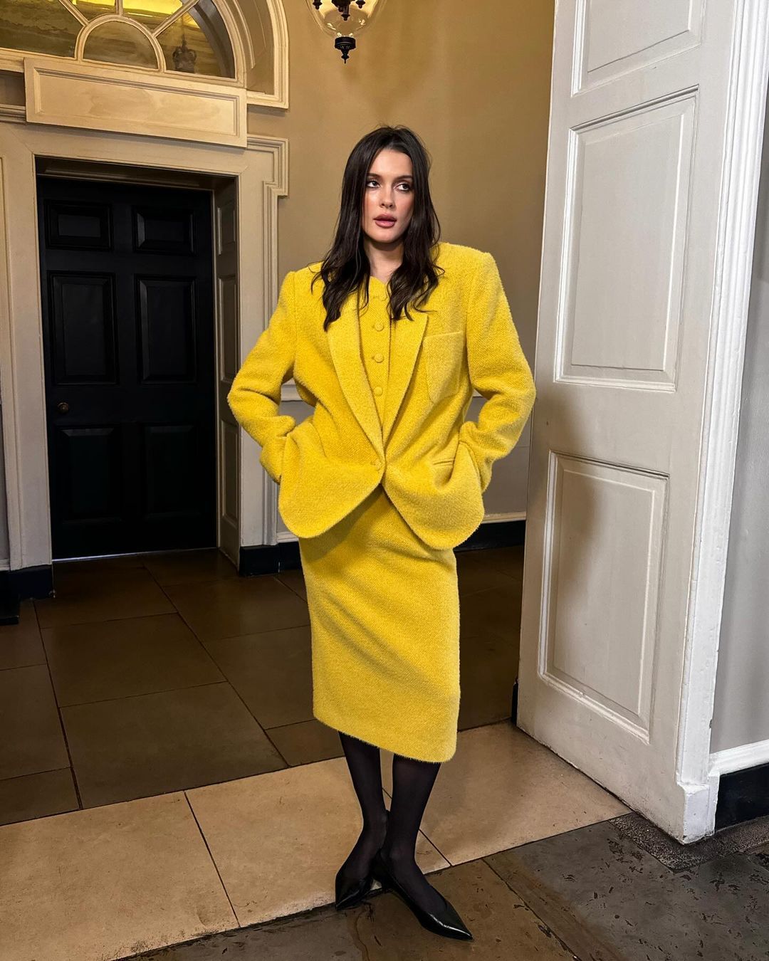 Everyone Is Suddenly Wearing the Wool Skirt Trend Right Now | Who What Wear