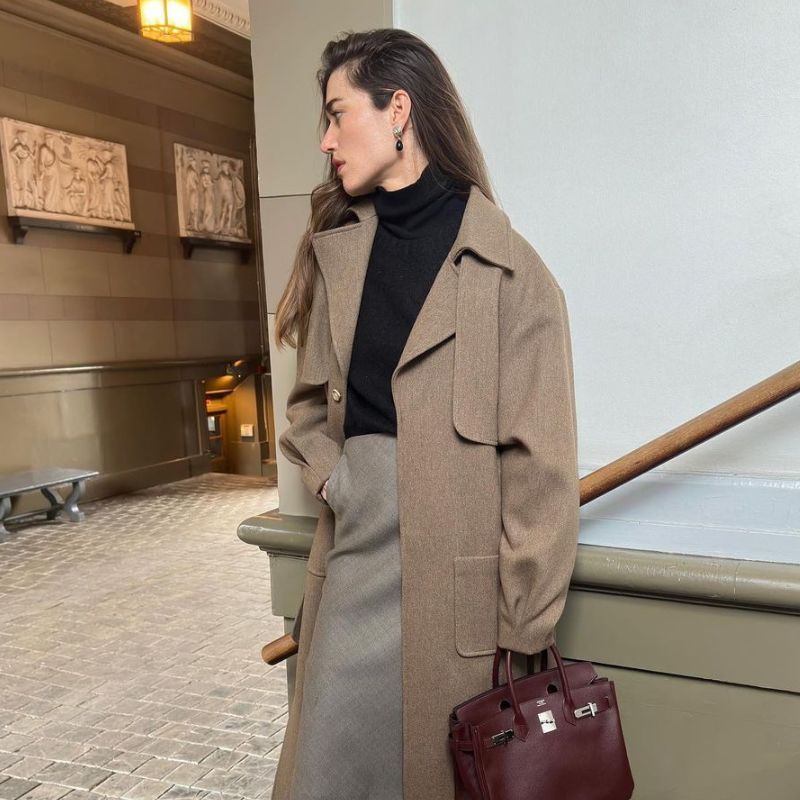 Everyone Is Suddenly Wearing the Wool Skirt Trend Right Now | Who What Wear