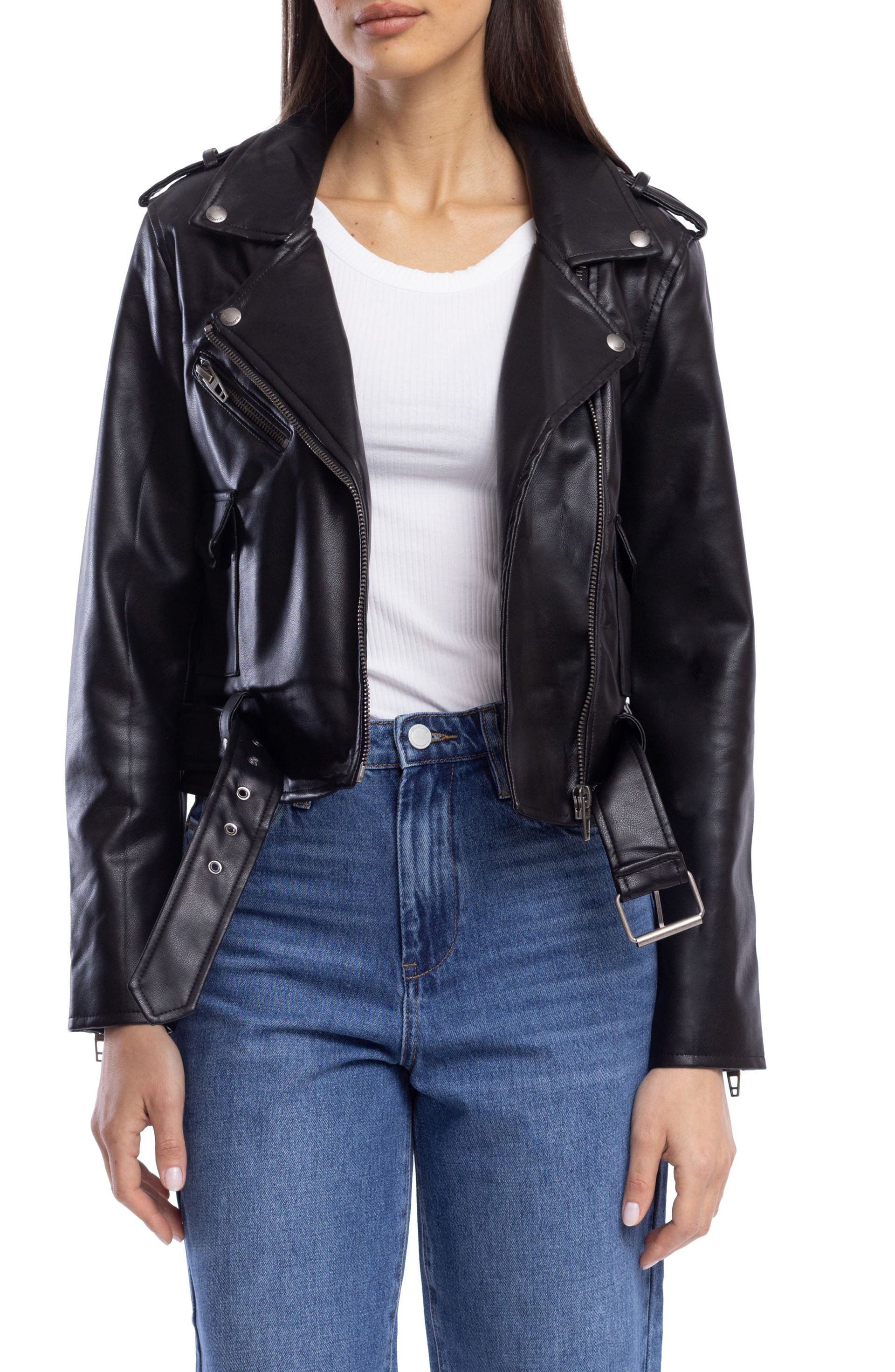 8 French Girl–Approved Black-Leather-Jacket Outfit Ideas | Who What Wear