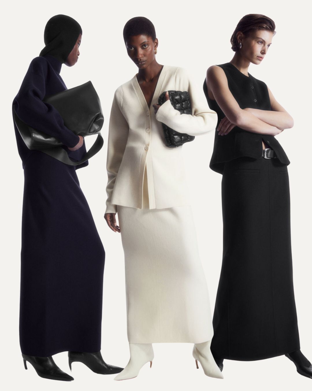 3 Elegant Ways to Style COS' Trending Column Maxi Skirt | Who What Wear